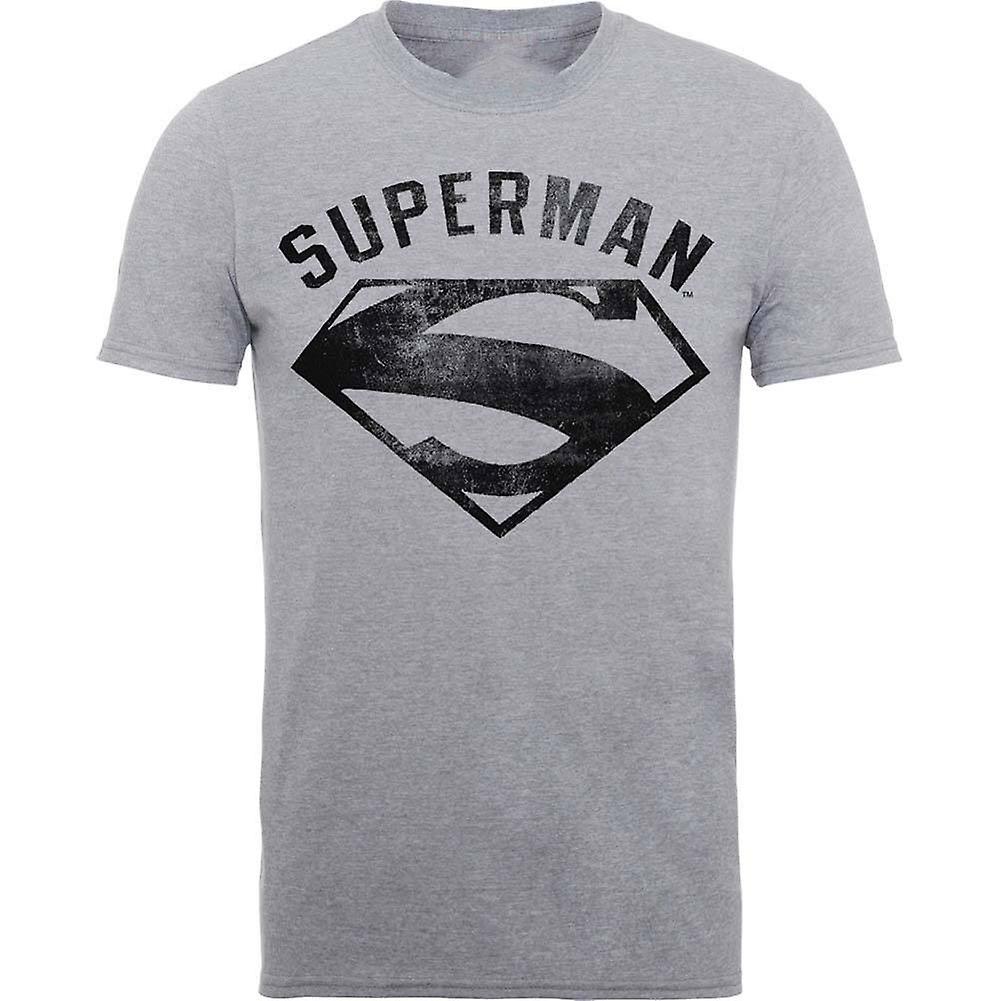 Buy Superman Logo Spray Grey color T-shirt - MyDeal Australia