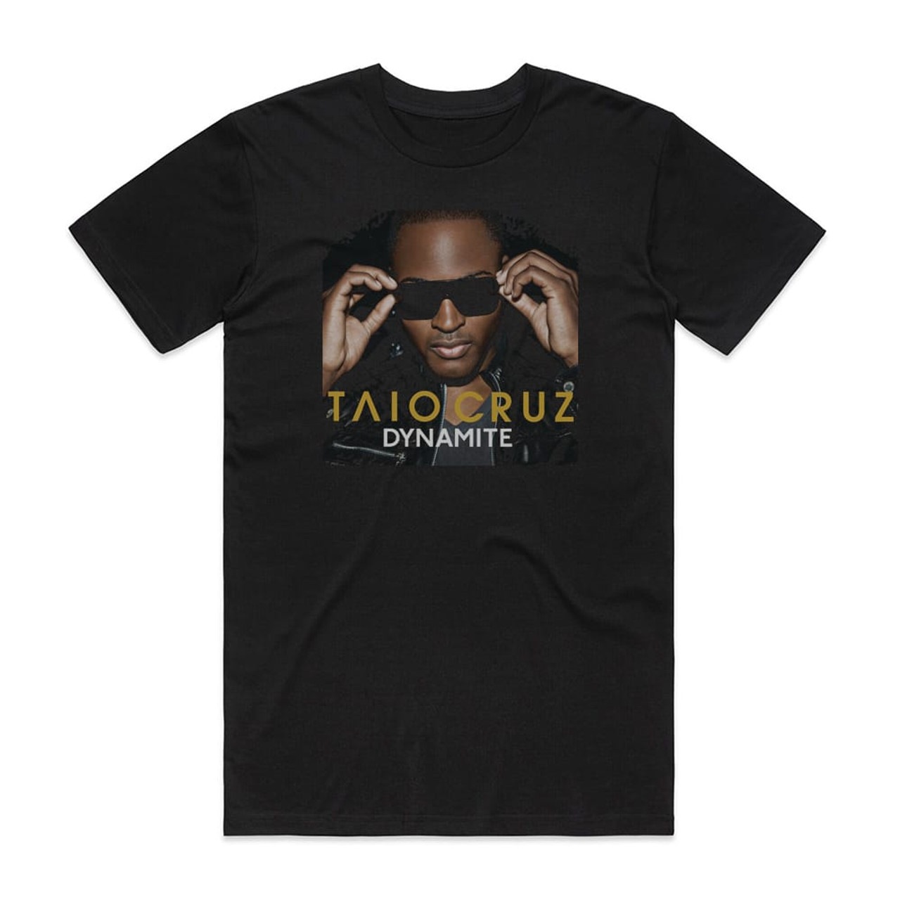 Buy Taio Cruz Dynamite Album Cover T-Shirt Black - MyDeal Australia