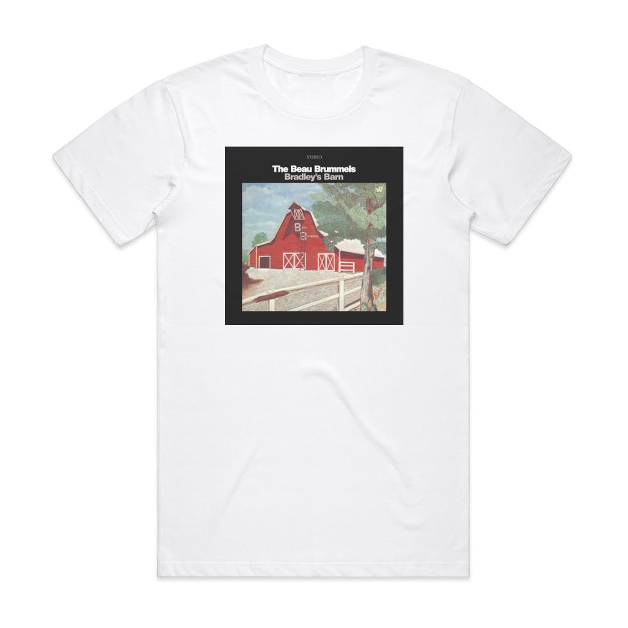 Buy The Beau Brummels Bradleys Barn Album Cover T-Shirt White - MyDeal ...