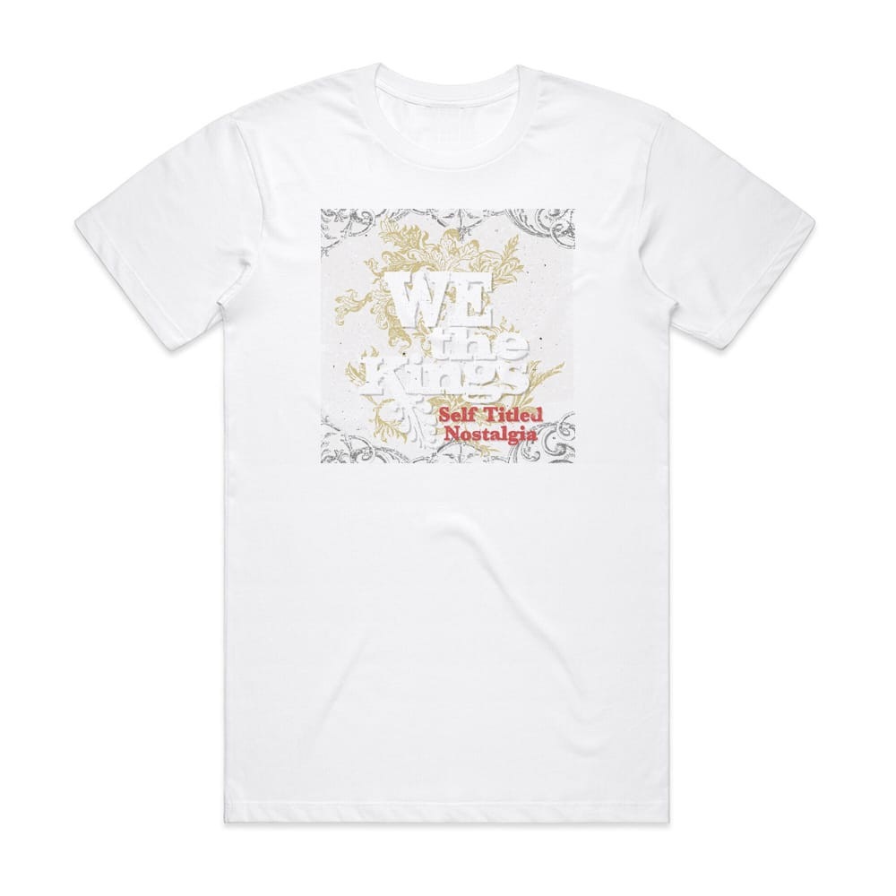 Buy We the Kings Self Titled Nostalgia Album Cover T-Shirt White ...