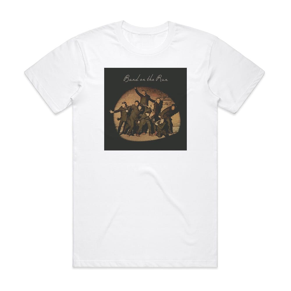 Buy Wings Band On The Run Album Cover T-Shirt White - MyDeal Australia