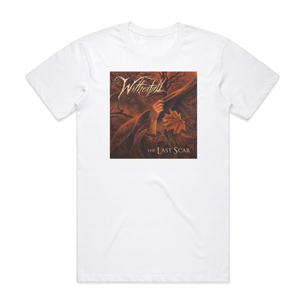 Buy Witherfall The Last Scar Album Cover T-Shirt White - MyDeal Australia
