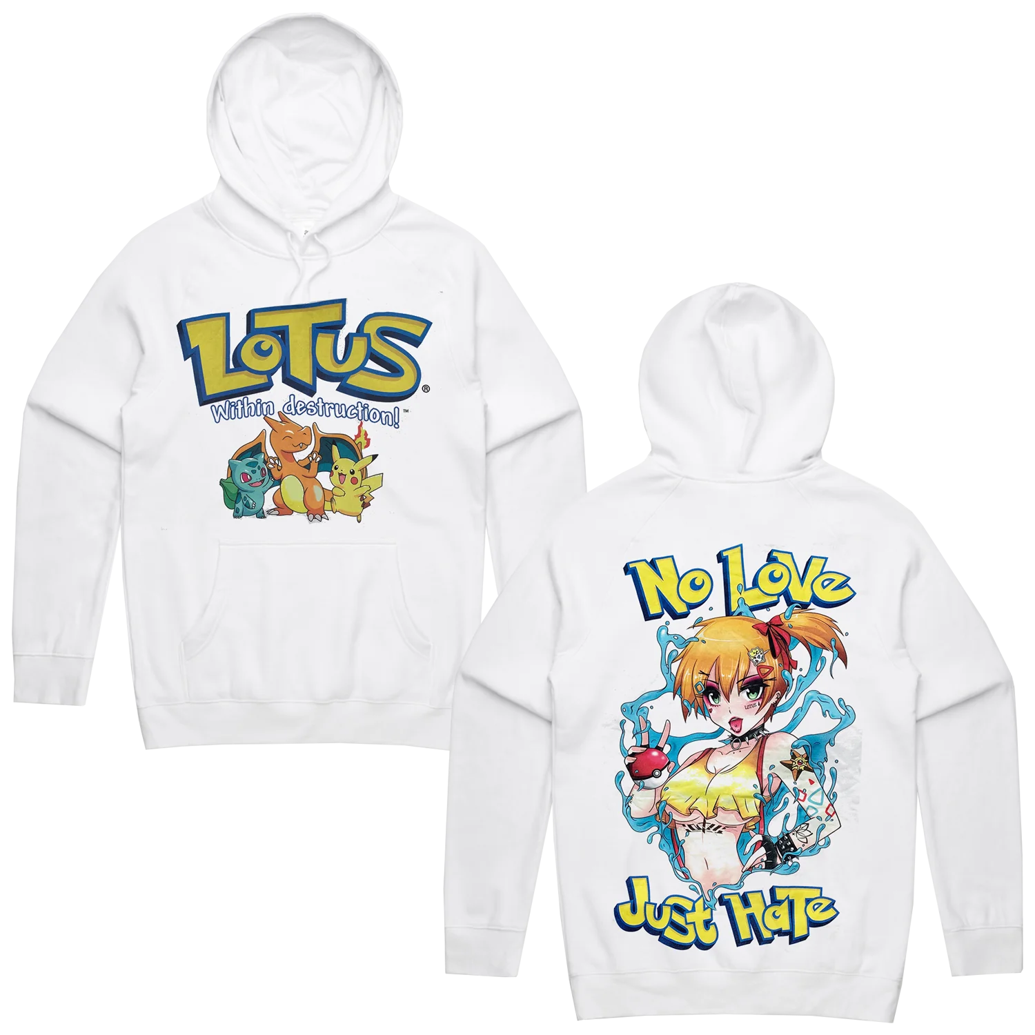Buy Within Destruction WD Lotus x Pokemon Hoodie - MyDeal Australia