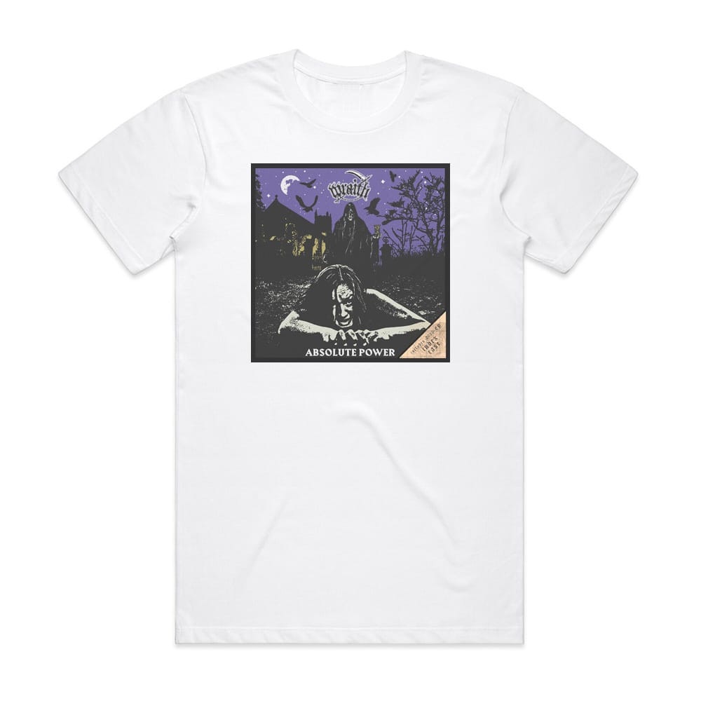Buy Wraith Absolute Power Album Cover T-Shirt White - MyDeal Australia