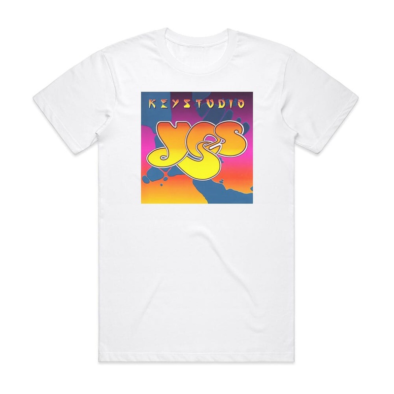 Buy Yes Keystudio Album Cover T-Shirt White - MyDeal