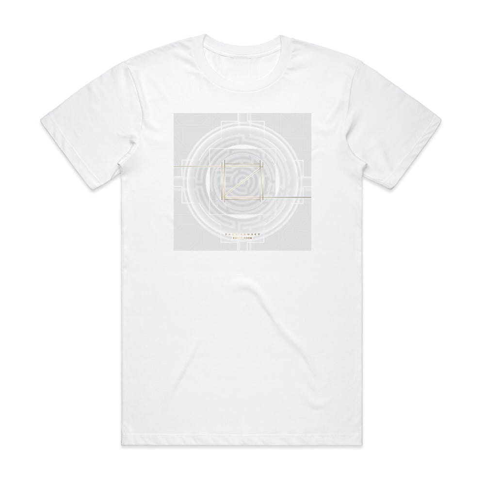 Buy Zack Hemsey Empty Room Album Cover T-Shirt White - MyDeal Australia