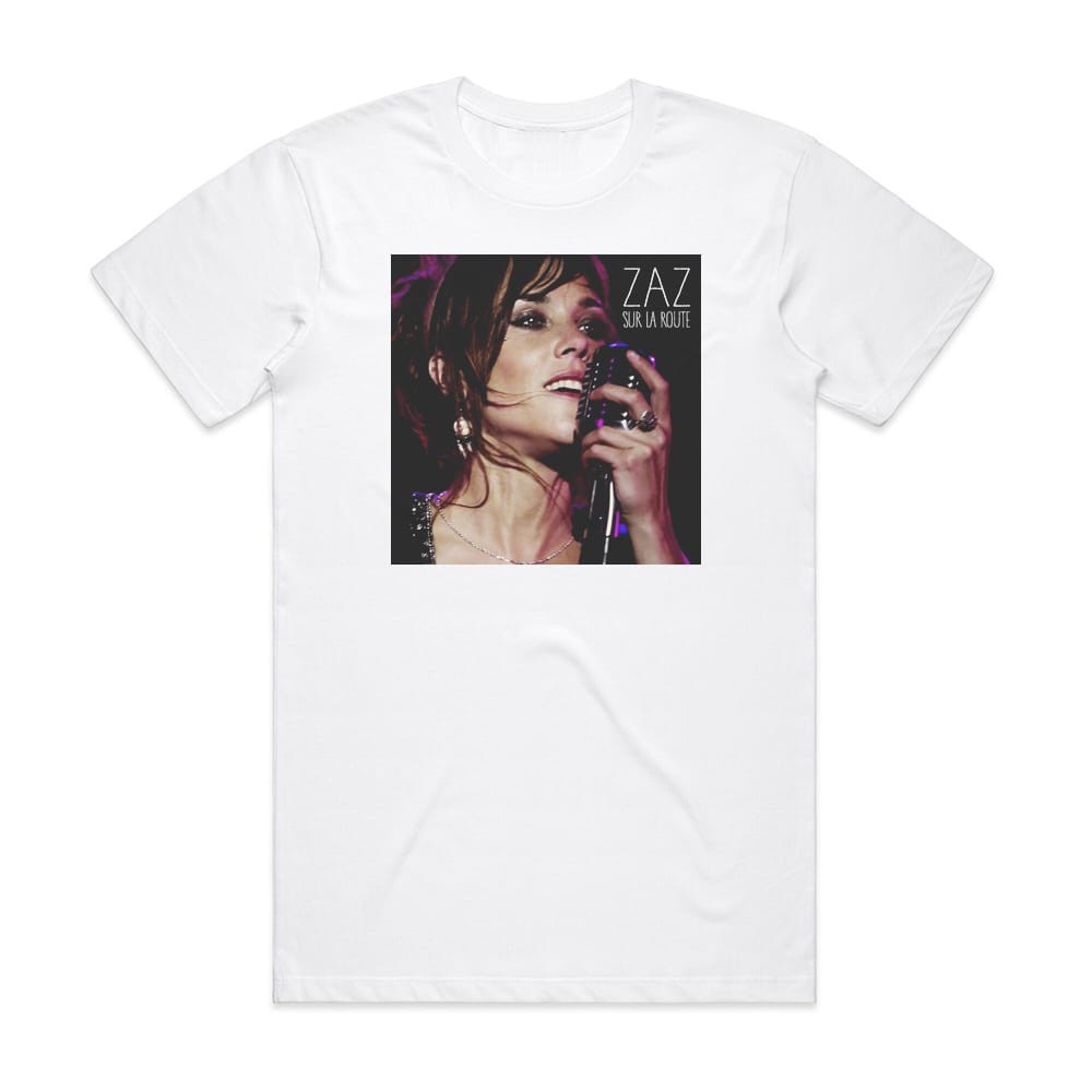 Buy ZAZ Sur La Route Album Cover T-Shirt White - MyDeal Australia