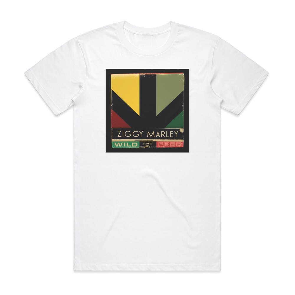 Buy Ziggy Marley Wild And Free Album Cover T-Shirt White - MyDeal Australia