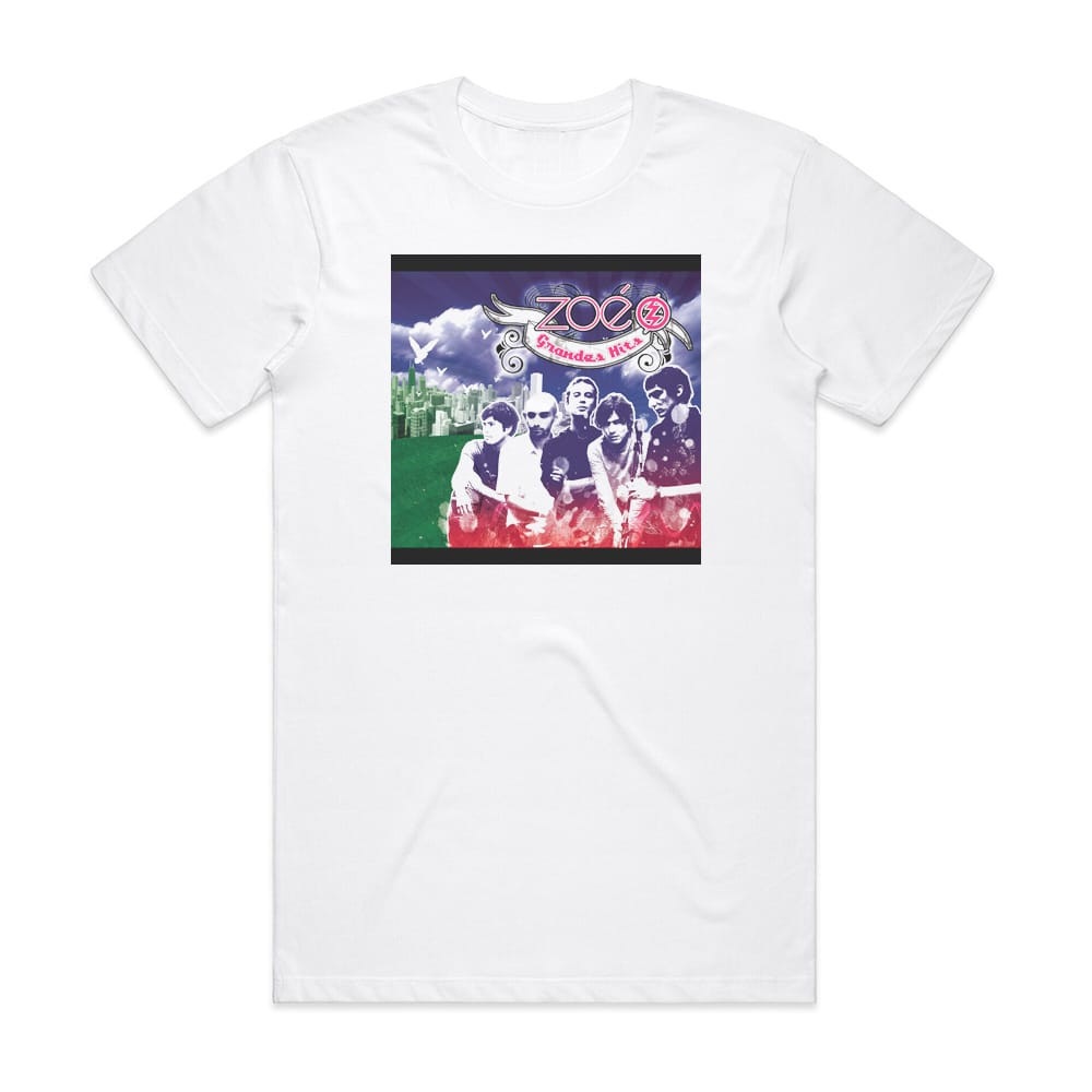 Buy Zoe Grandes Hits Album Cover T-Shirt White - MyDeal Australia