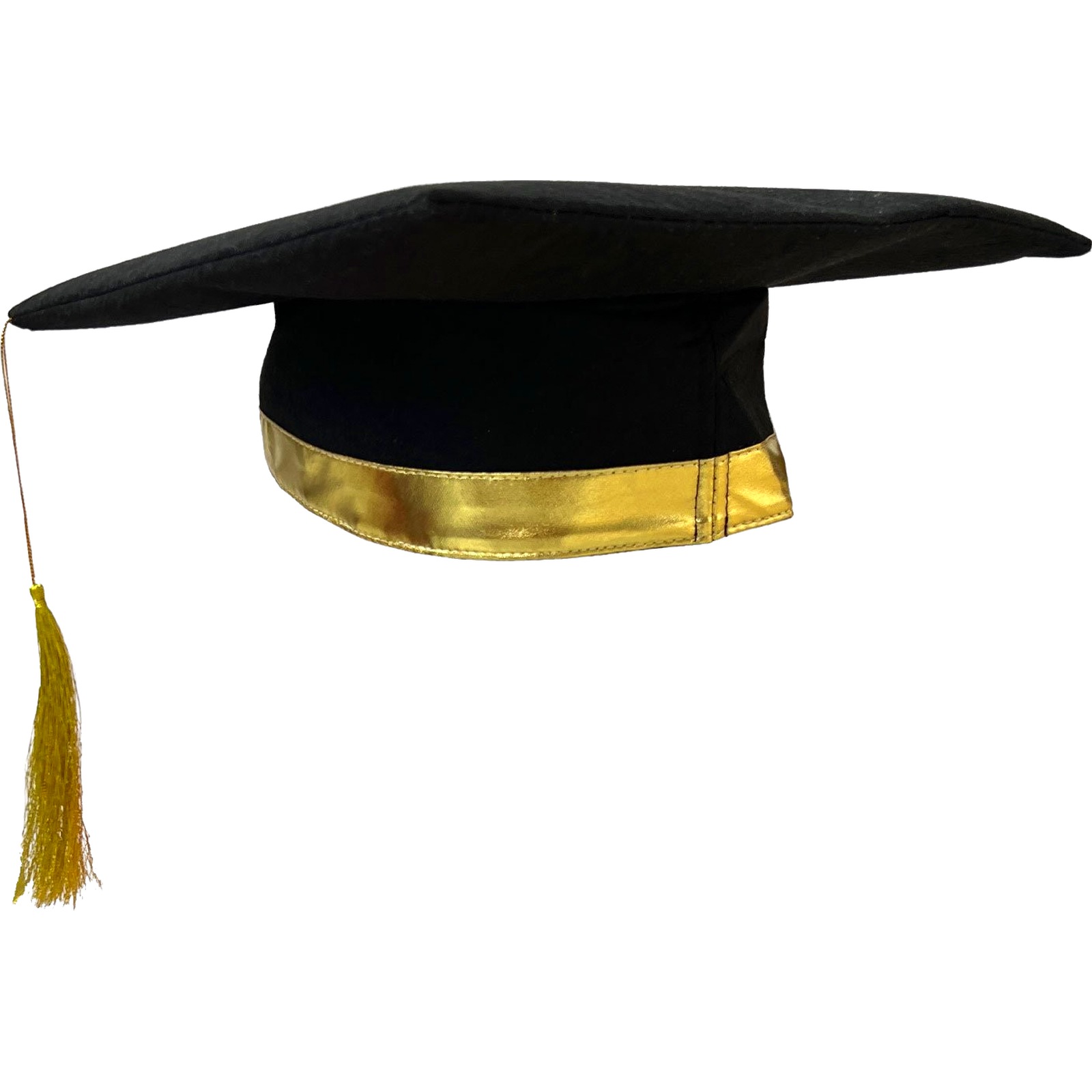 Buy Black and Gold Graduation Hat - MyDeal Australia