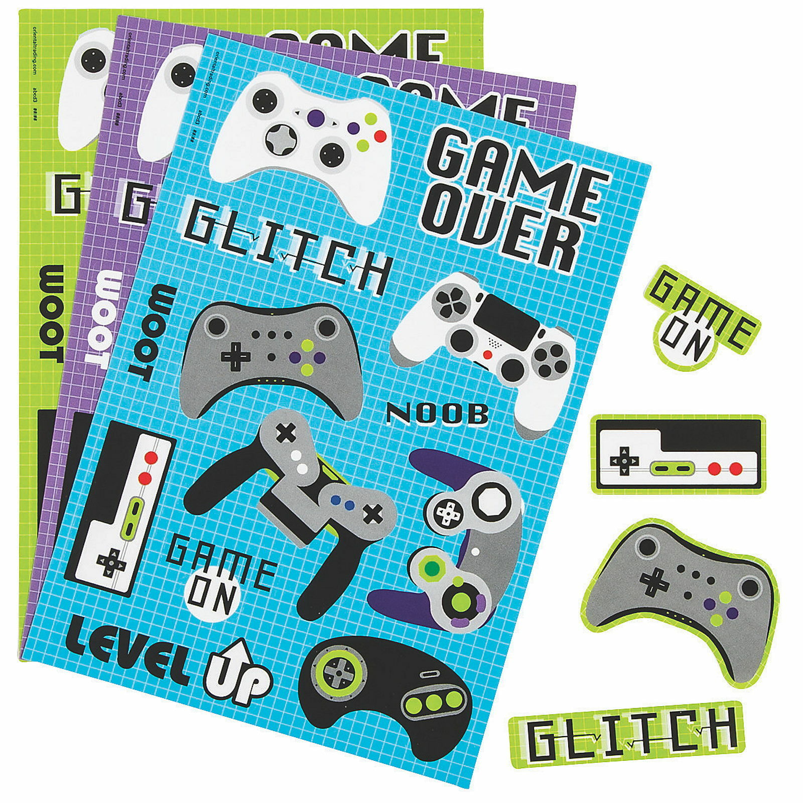 Buy Gamer Stickers (24 Sheets) - MyDeal Australia