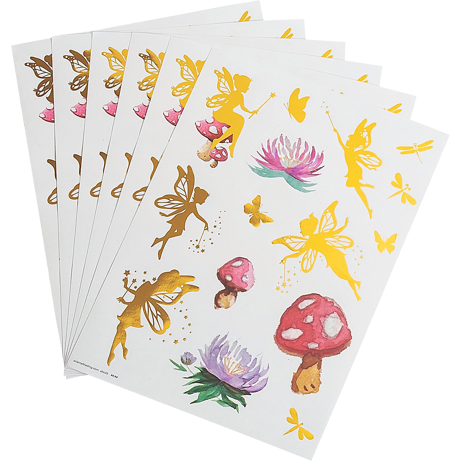 Buy Golden Fairy Sticker Sheets (24 Sheets) - MyDeal Australia