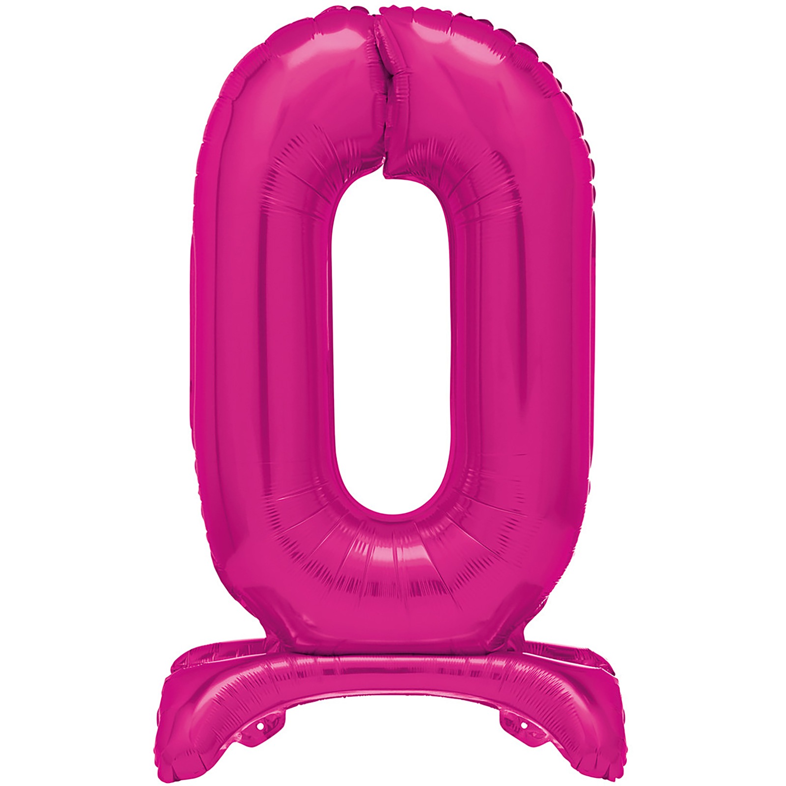 Buy Hot Pink Number 0 Stand Up Air Fill Balloon 76cm - MyDeal Australia