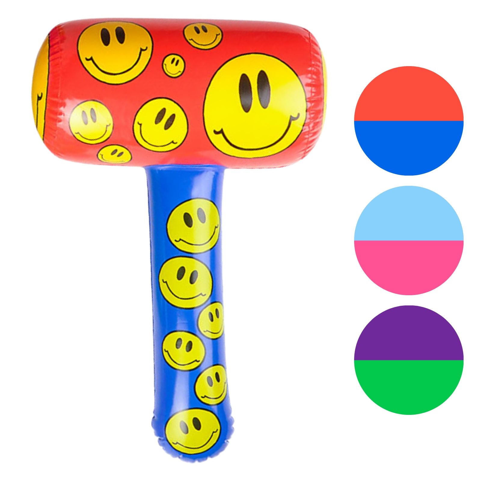 Buy Inflatable Smiley Face Mallet (One Only) - MyDeal Australia