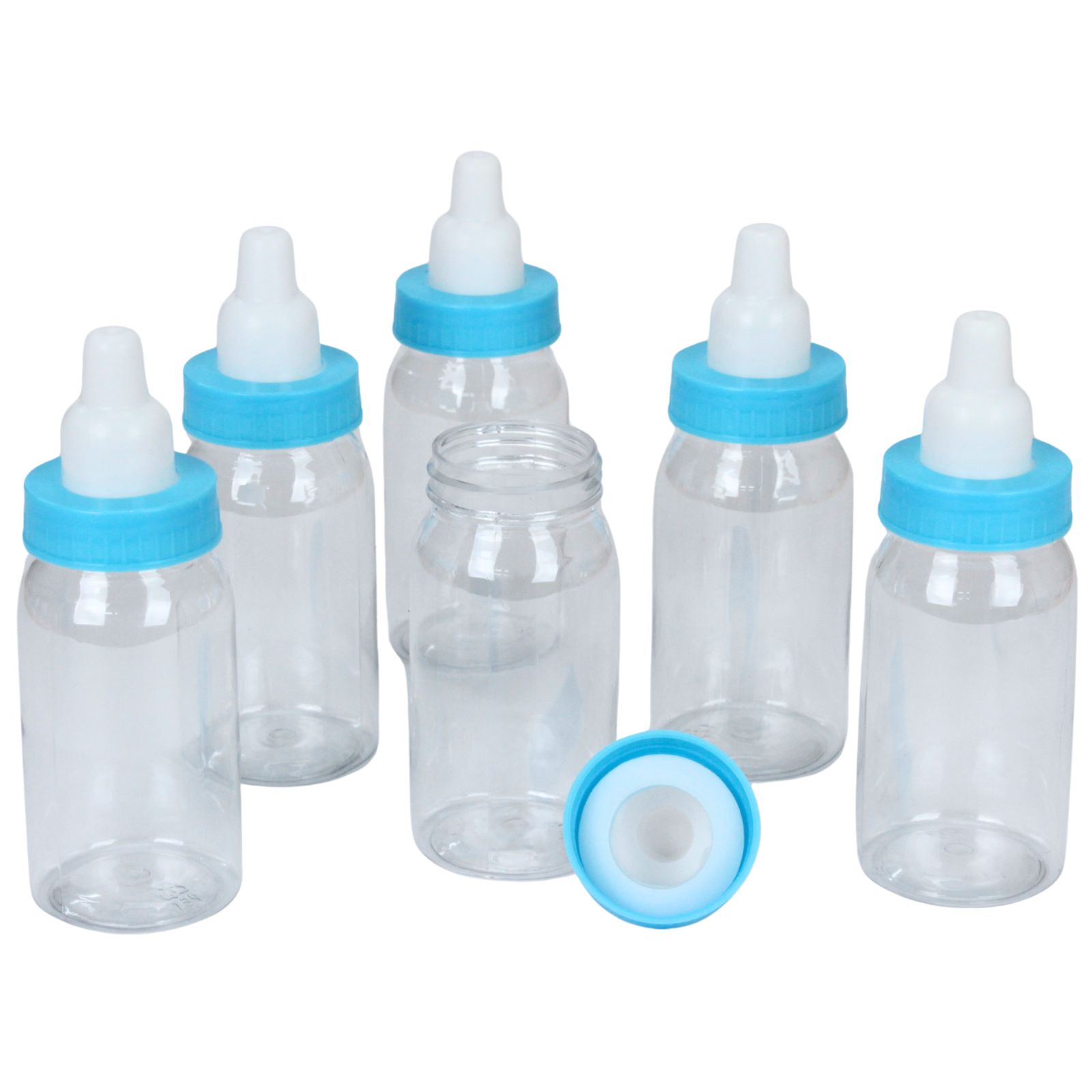 Buy Light Blue Fillable Baby Bottles (Pack of 6) - MyDeal Australia