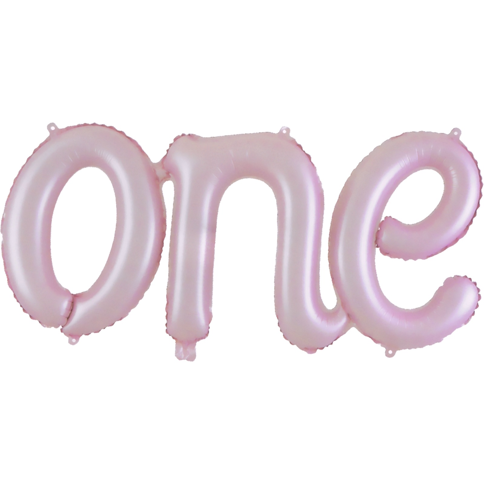 Buy Matte Pastel Pink One Foil Balloon Banner 1m - MyDeal Australia