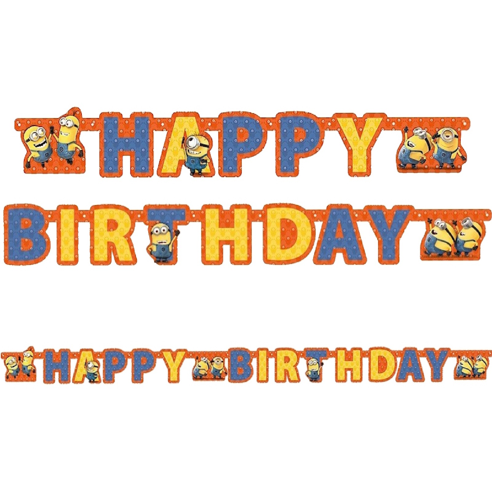 Buy Minions Happy Birthday Jointed Banner - MyDeal Australia