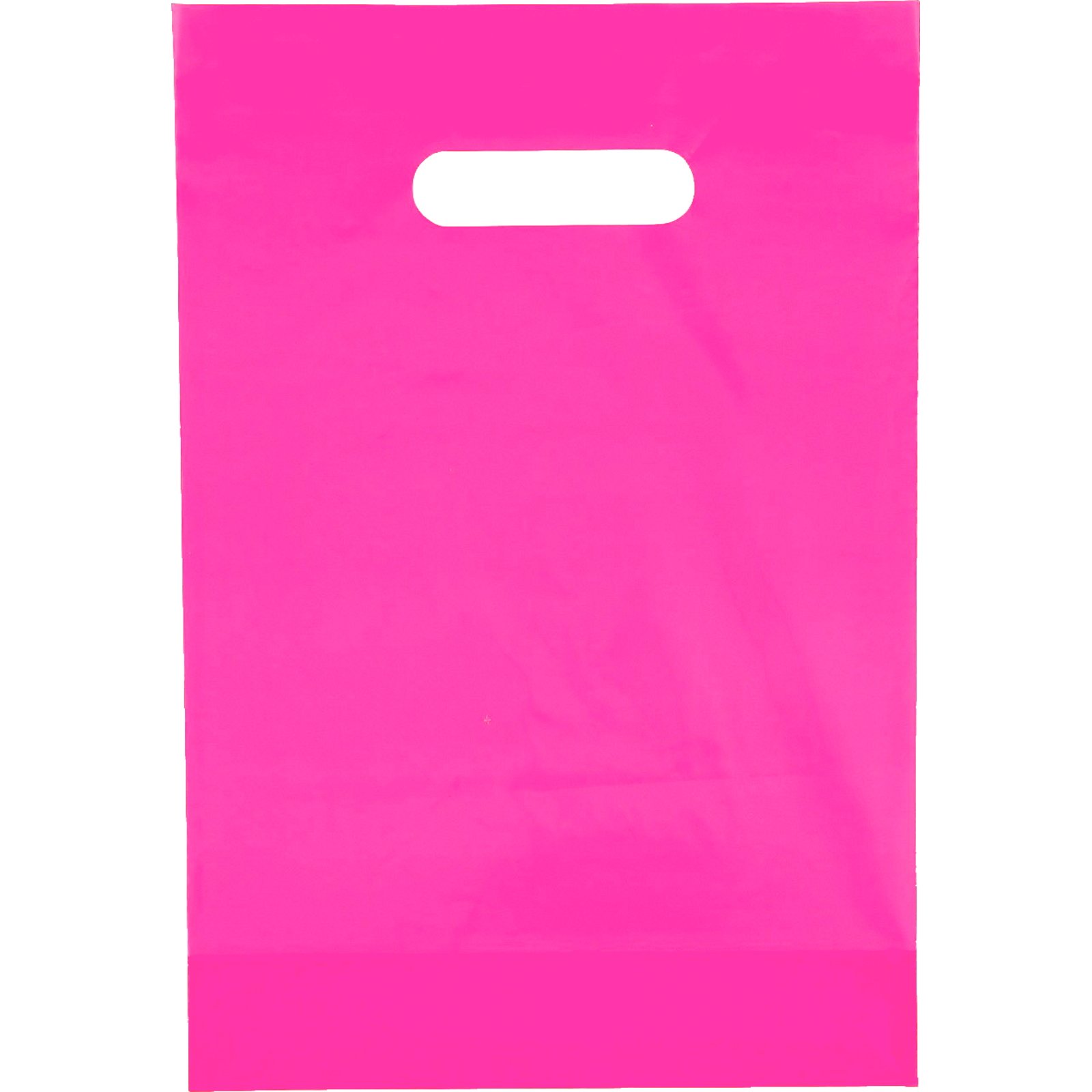 Buy Neon Pink Plastic Lolly/Treat Bags (Pack of 50) - MyDeal Australia