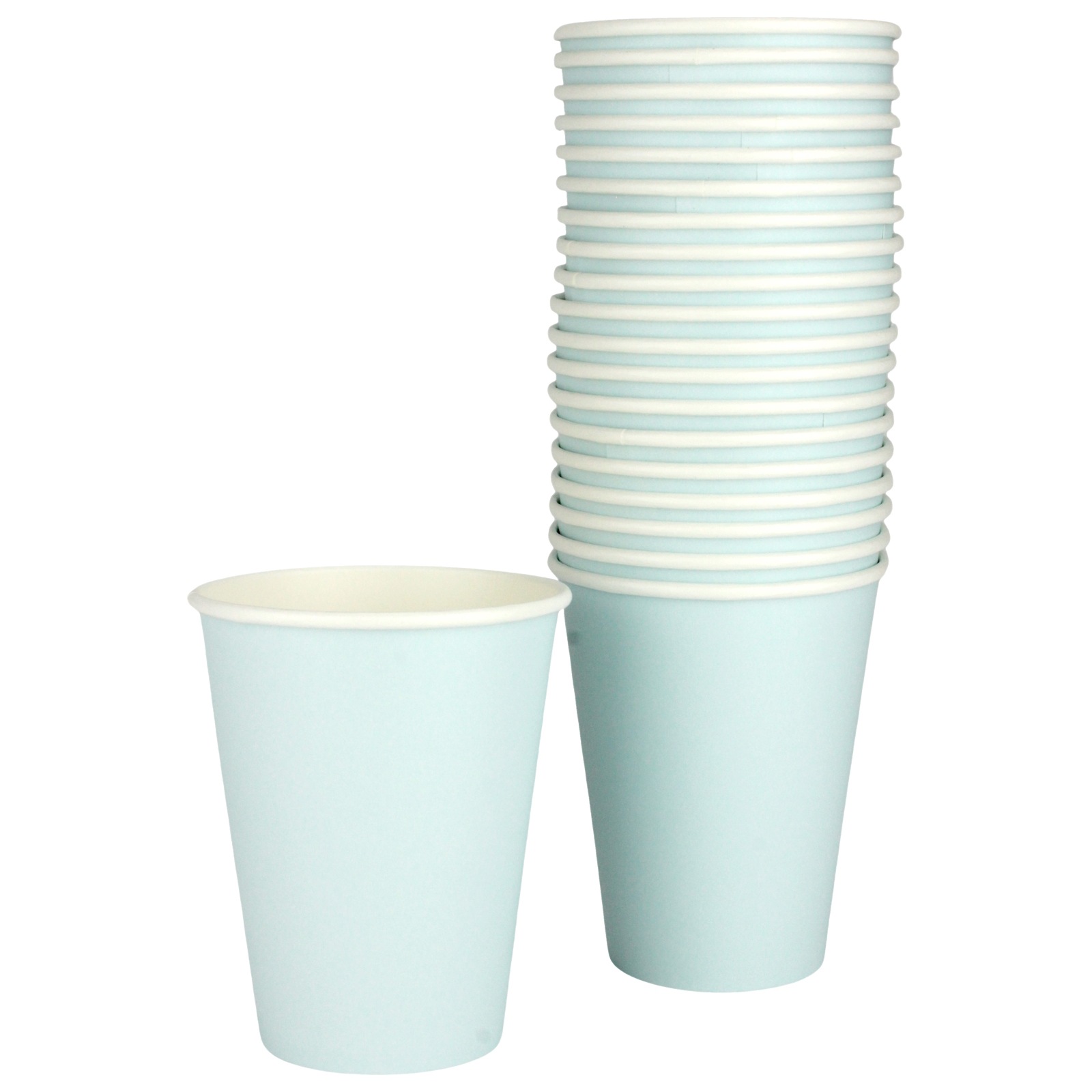Buy Pastel Blue Paper Cups 354ml (Pack of 20) - MyDeal Australia