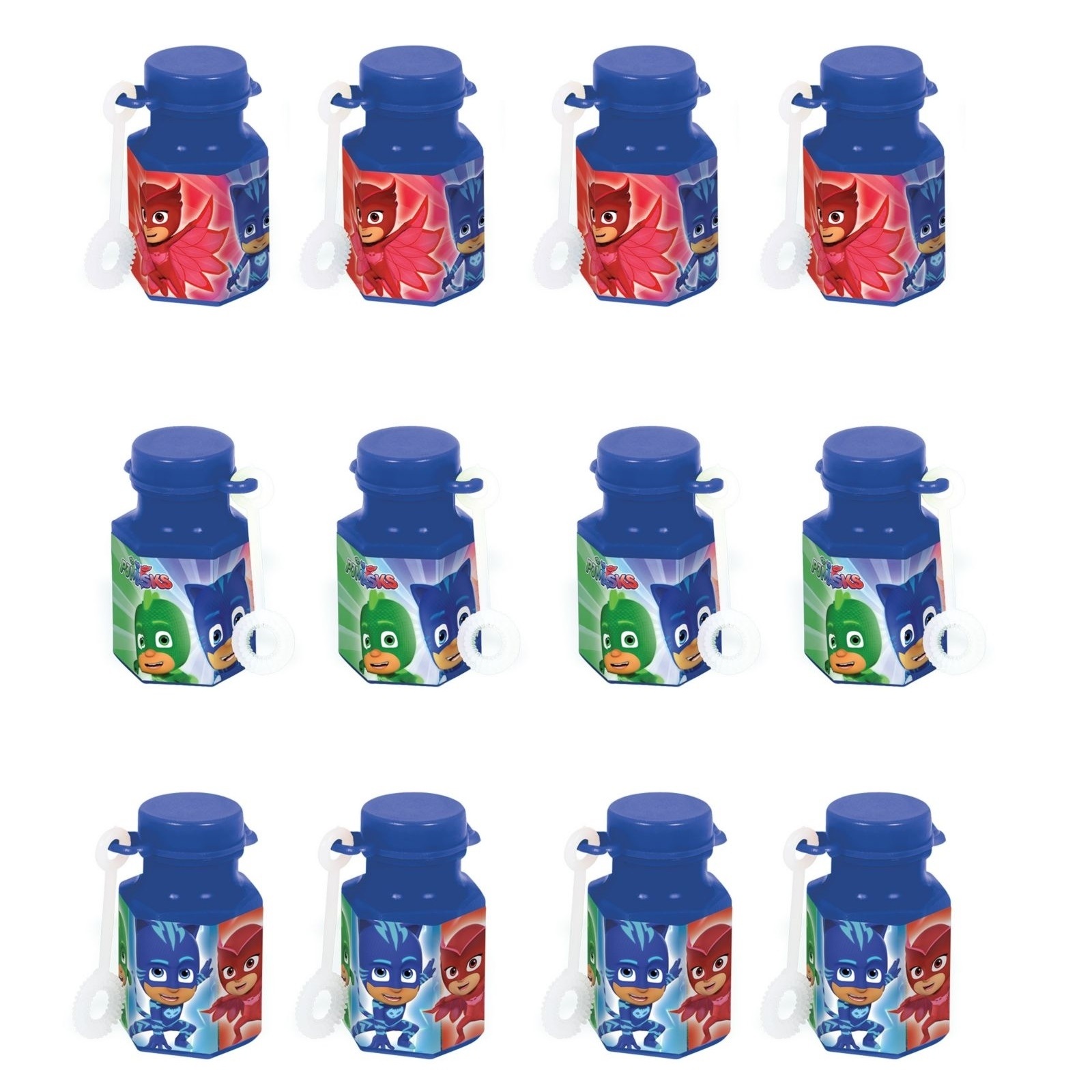 Buy PJ Masks Mini Bubble Bottles (Set of 12) - MyDeal Australia