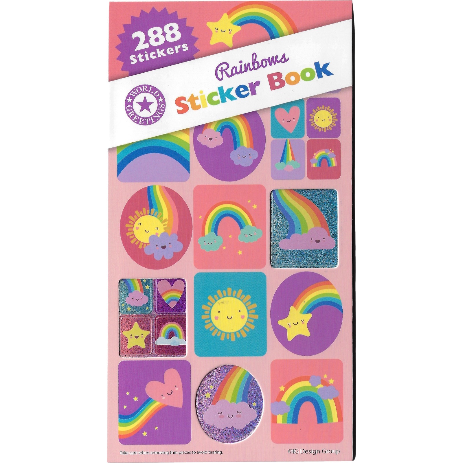 Buy Rainbows Sticker Book (12 Sheets) - MyDeal Australia