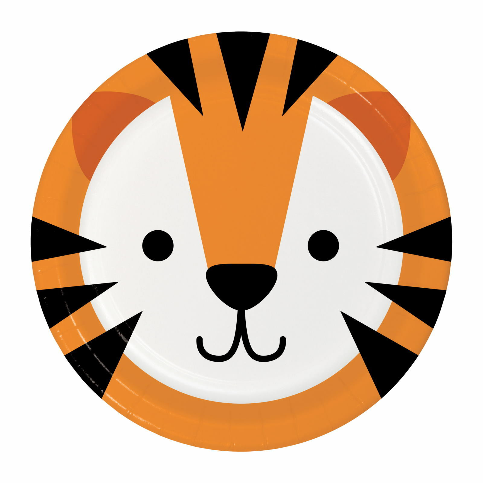 Buy Tiger Face Small Paper Plates (Pack of 8) - MyDeal Australia