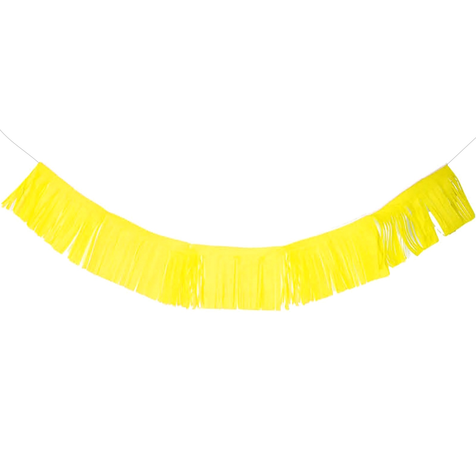 Buy Yellow Paper Fringe Banner - MyDeal Australia