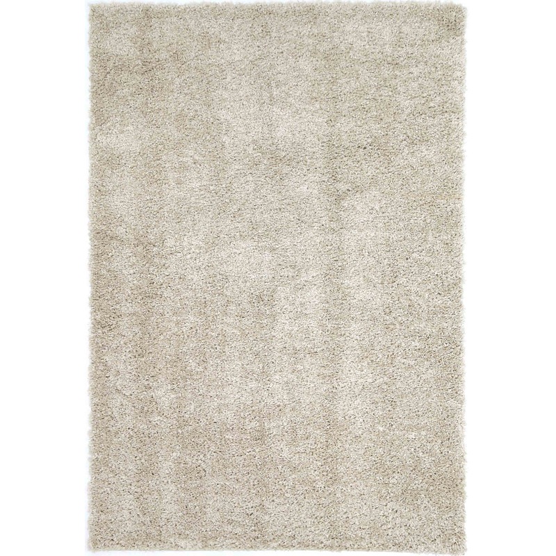 Buy Alpine Beige Shaggy Rug - MyDeal