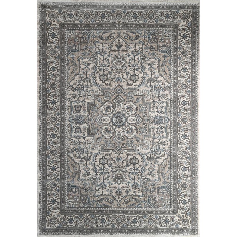 Buy Oregon Culver Traditional Beige & Ash Rug - MyDeal