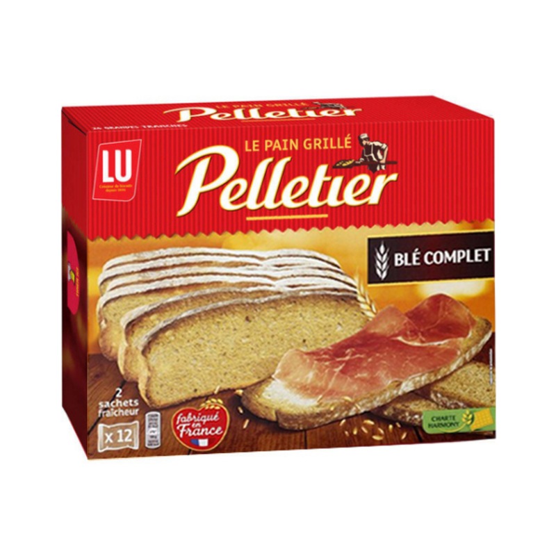 Buy LU Pelletier Toasted Bread 500g (Wholemeal) - MyDeal