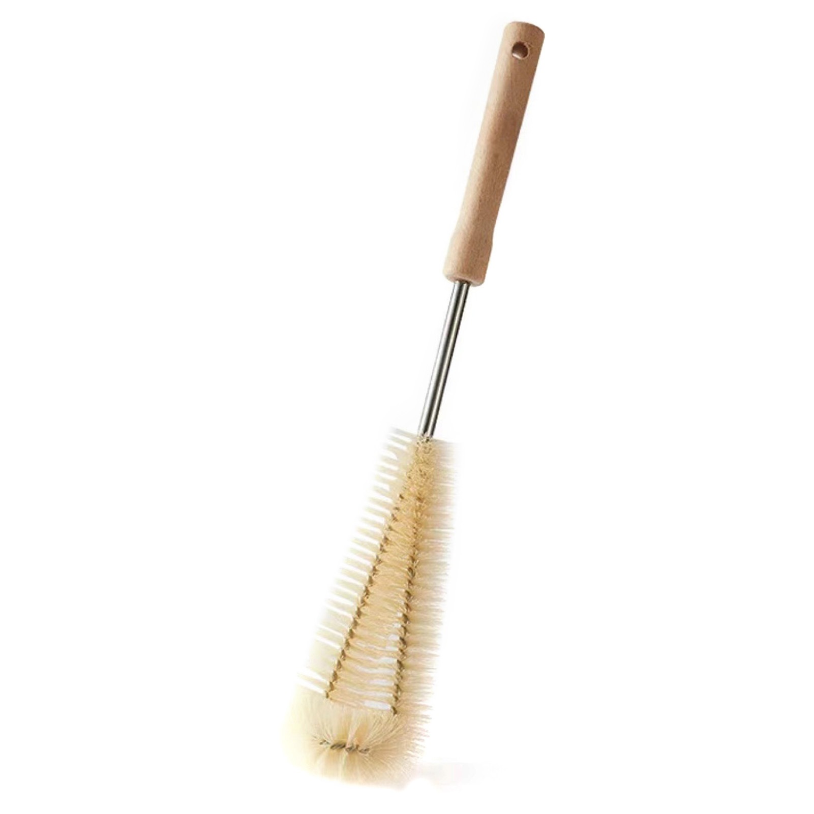 Buy 1PC Bottle Brush Cleaner Long Wood Handle Water Bottle Cleaning ...
