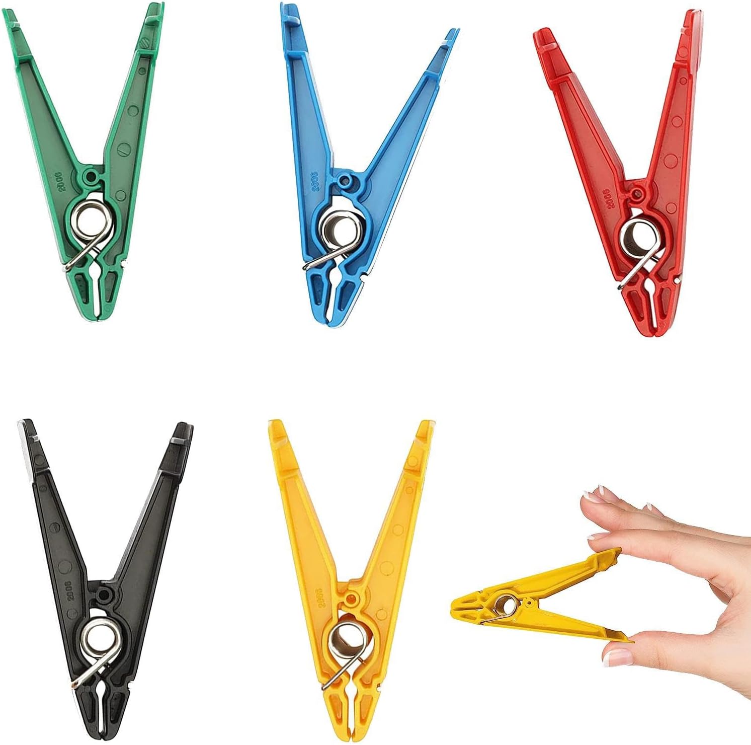 Buy 5 Finger Strengtheners, Graduated Pinch Pin Exerciser, Hand Therapy ...