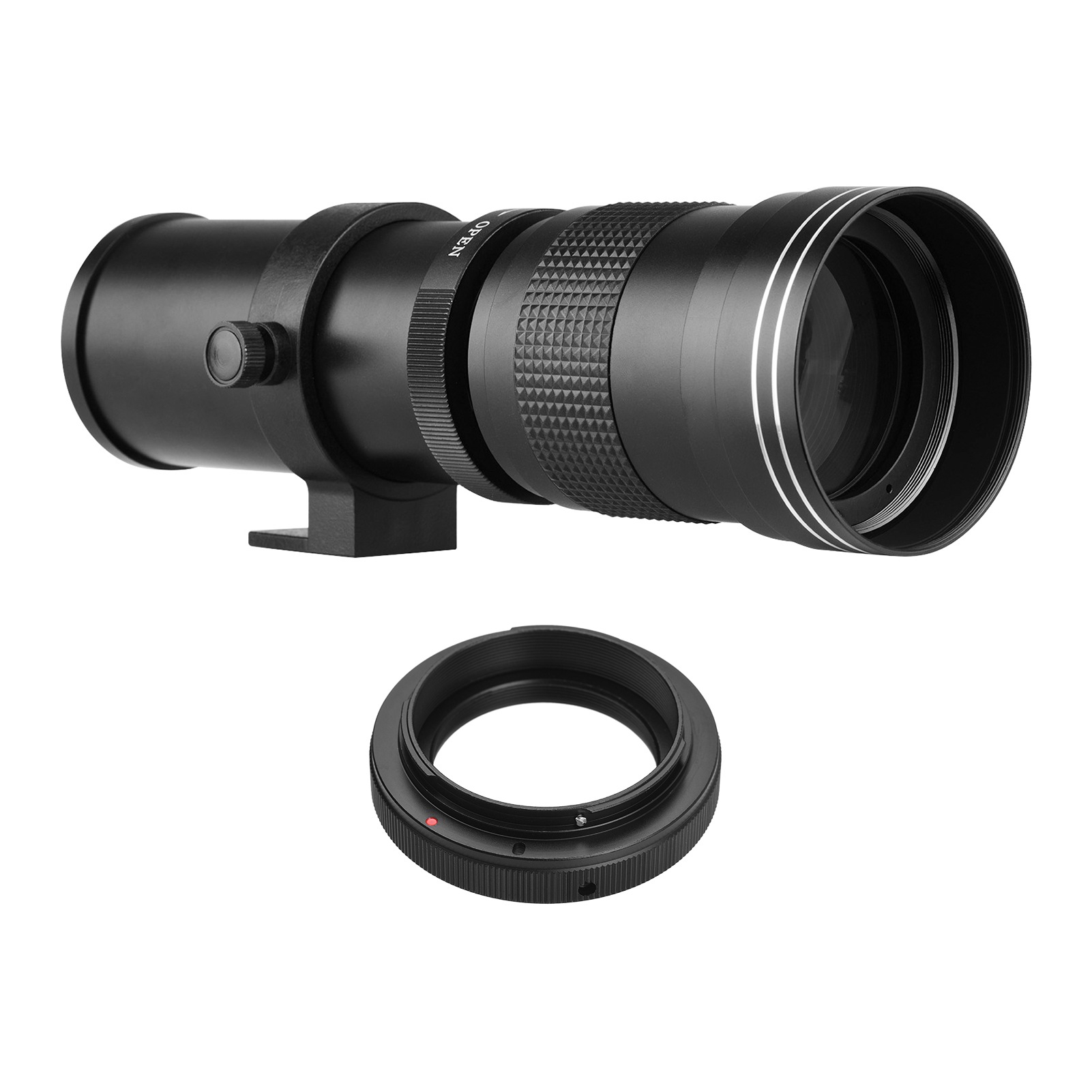 Buy Camera MF Super Telephoto Lens F/8.3-16 420-800mm T Mount with Adapter Ring Universal 1/4 ...