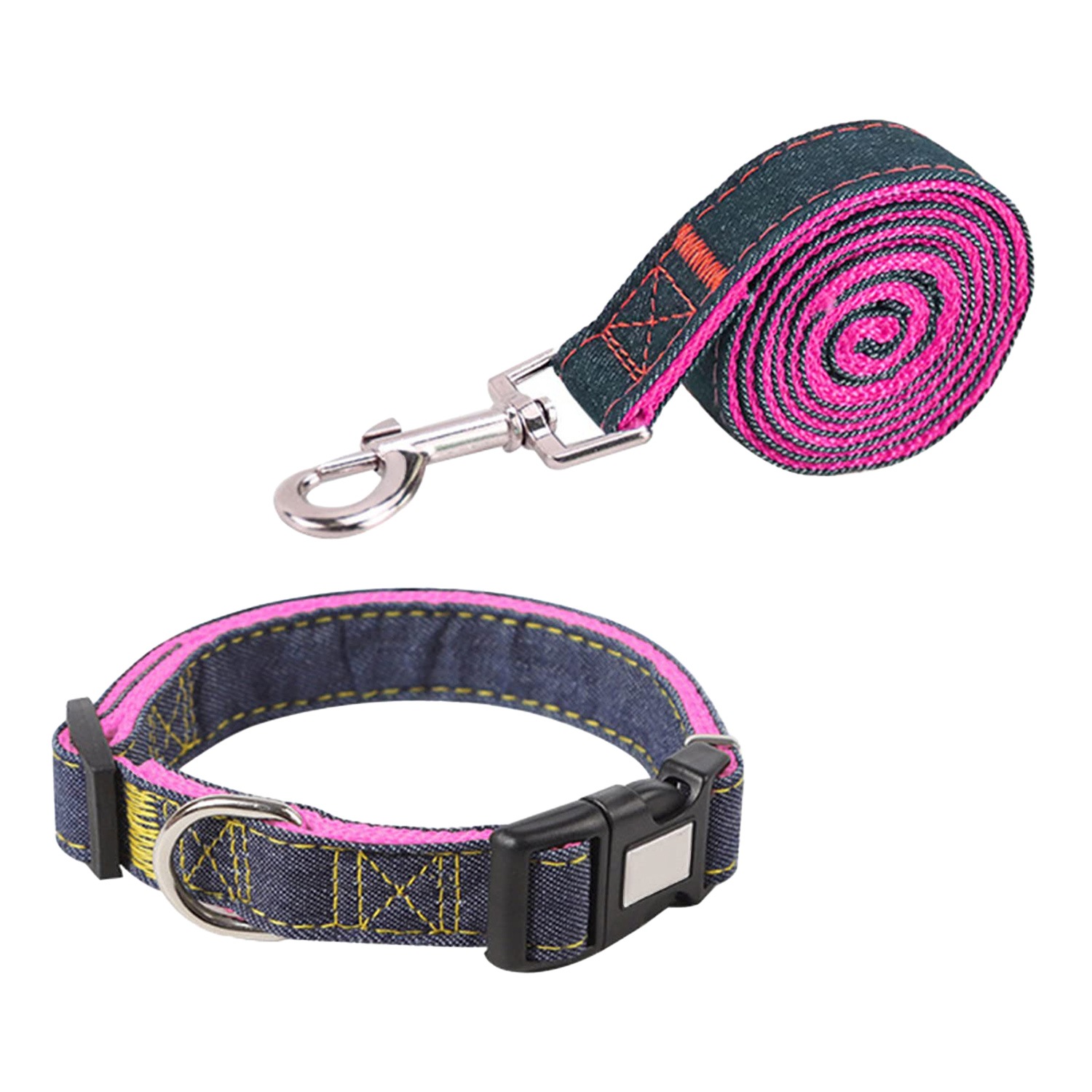 Buy Durable Pet Collars for Dogs and Cats,Pet Dog Denim Thick Wear ...