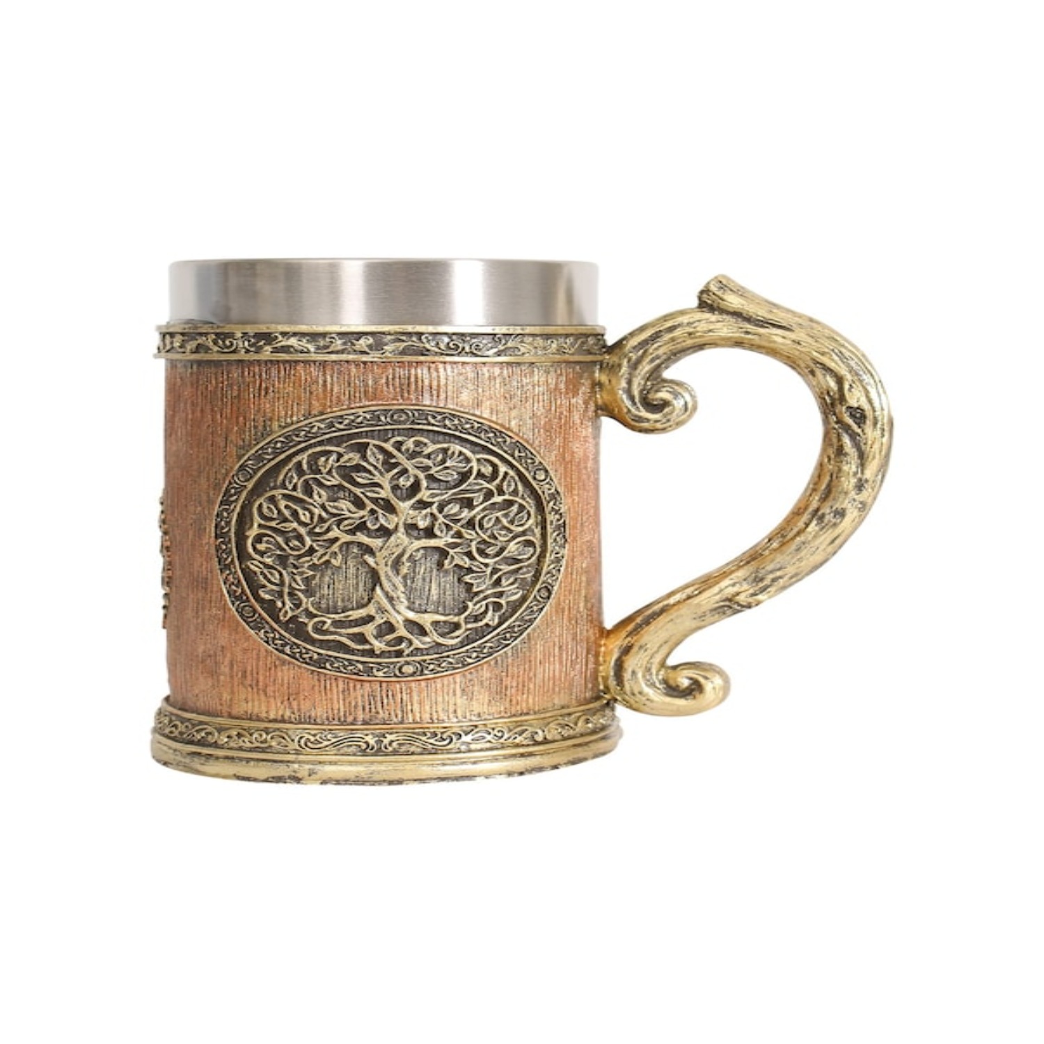 Buy European Medieval Mythology World Tree Beer Mug Stainless Steel ...
