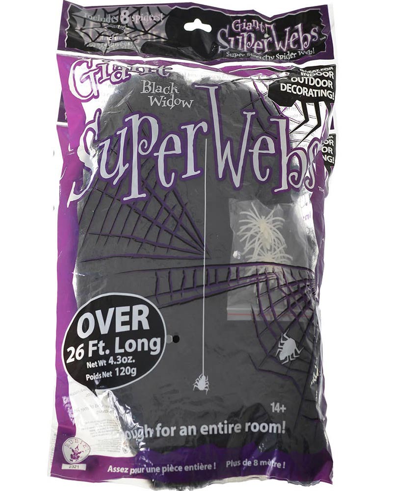 Buy Black Spider Webbing - MyDeal Australia