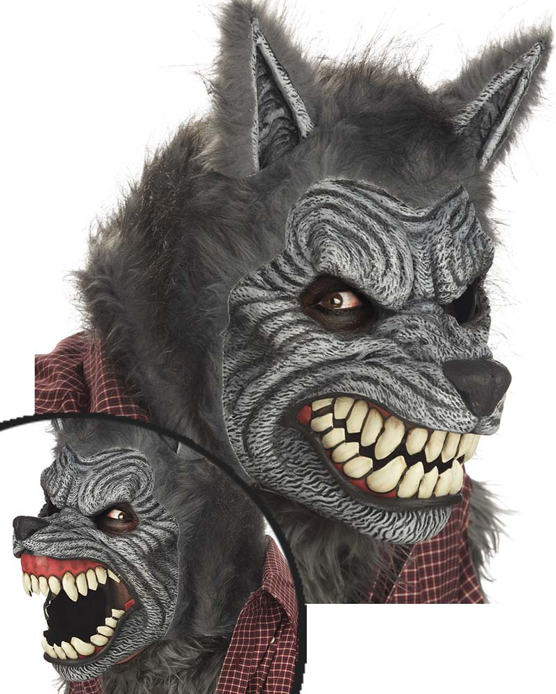 Buy Grey Werewolf Ani Motion Mask - MyDeal Australia