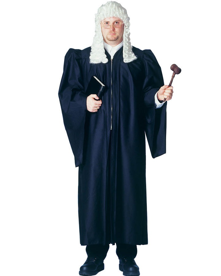 Buy Judge Deluxe Robe Mens Costume - MyDeal Australia