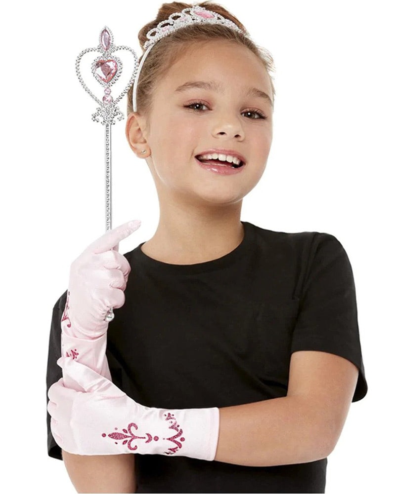 Buy Pink Princess Wand Tiara and Gloves Set - MyDeal Australia