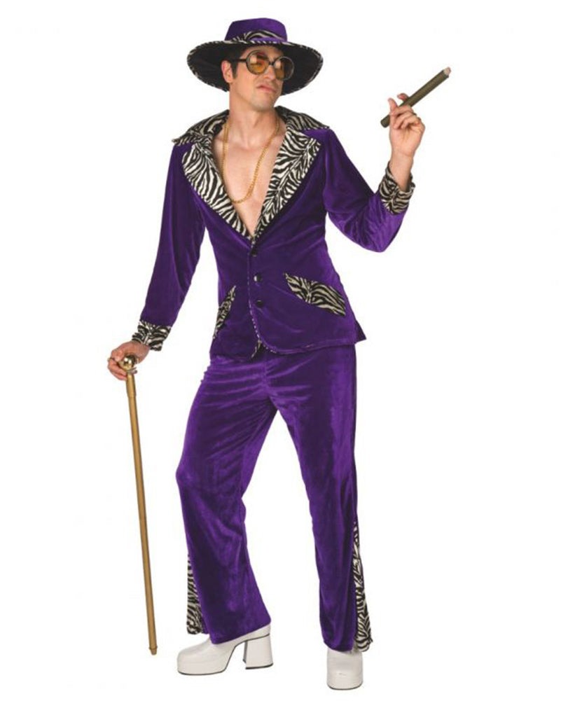 Buy Purple Pimp Daddy Mens Costume - MyDeal Australia