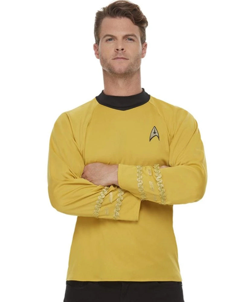 Buy Star Trek Original Series Command Uniform Gold Mens Shirt - MyDeal ...