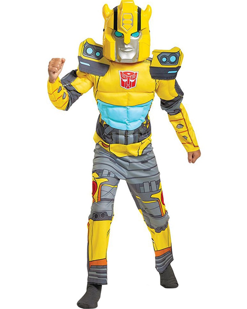 Buy Transformers Bumblebee Classic Muscle Boys Costume - MyDeal Australia