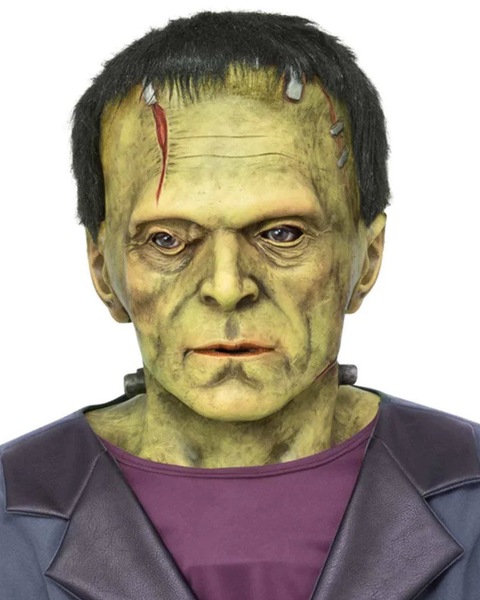 Buy Universal Studios Monsters Frankenstein Deluxe Halloween Mask ...