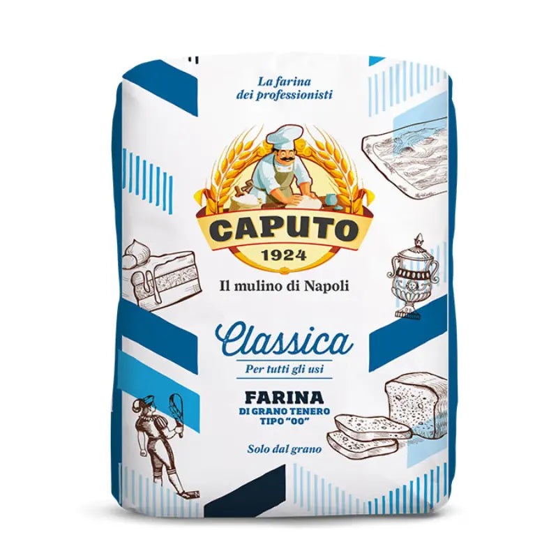 Buy Caputo Flour 00 Classica (Light Blue) - Versatile Italian Flour ...