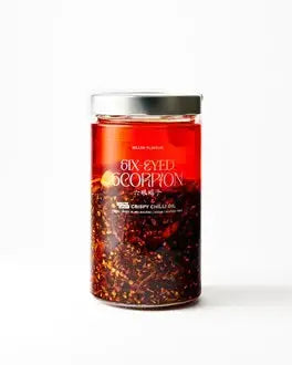 Buy Six Eyed Scorpion Crispy Chilli Oil - Extra Spicy - V GF - XL 720ml ...