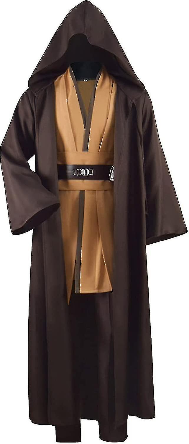 Buy Adult Tunic Costume For Jedi Outfit Skywalker Halloween Cosplay ...