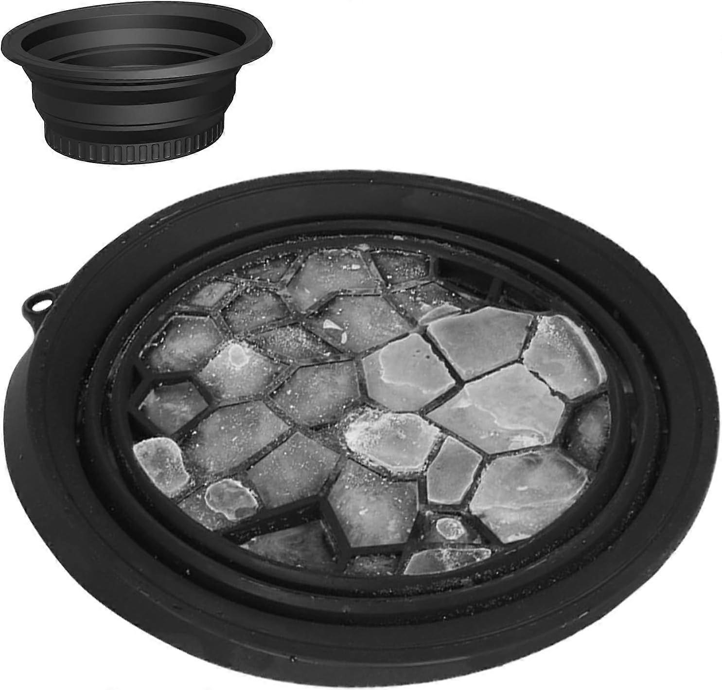 Buy Face Ice Bath Bowl, Face Washing Tub, Foldable Silicone Wash Basin ...