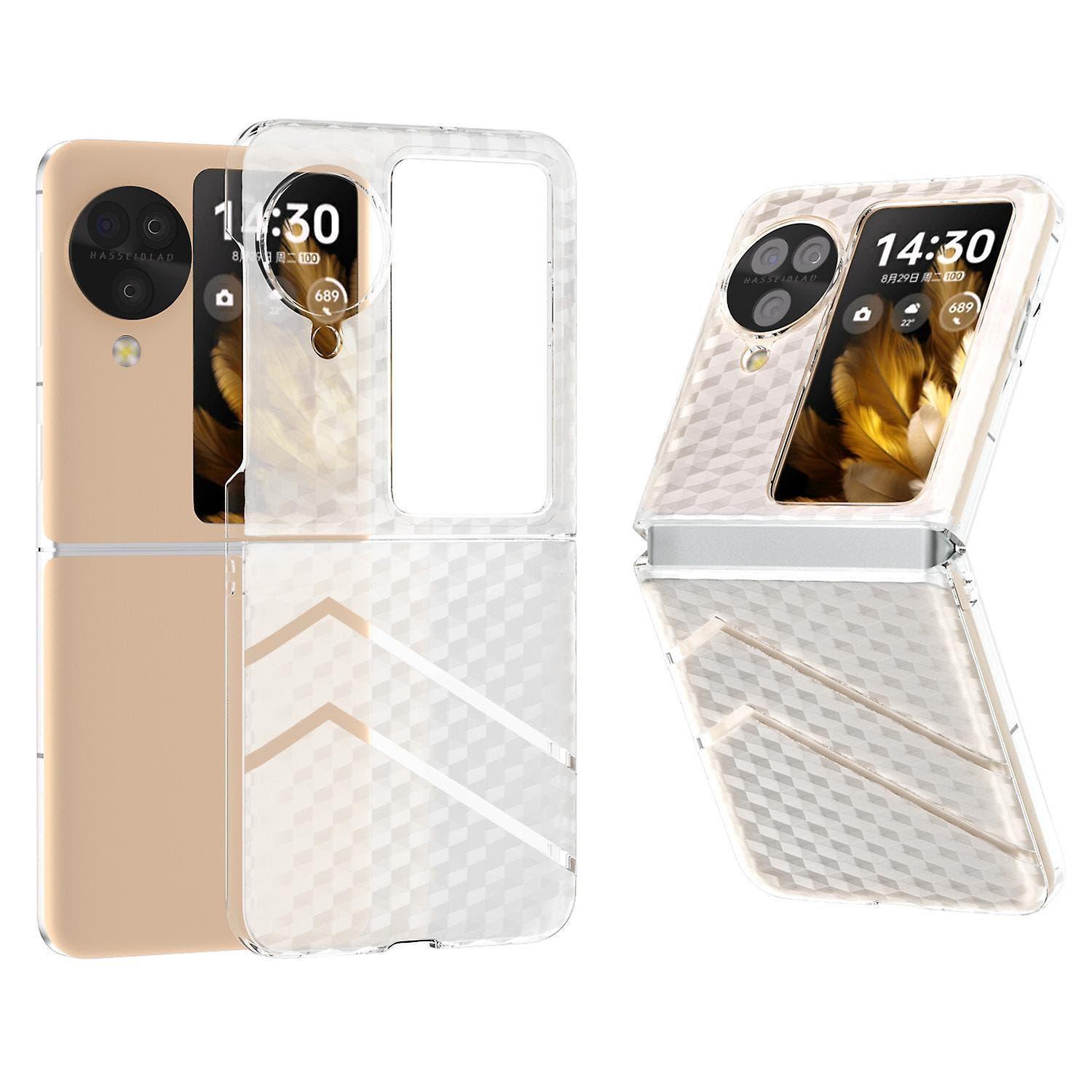 Buy For Oppo Find N3 Flip 5G PC Case Sea Sand Texture Transparent ...
