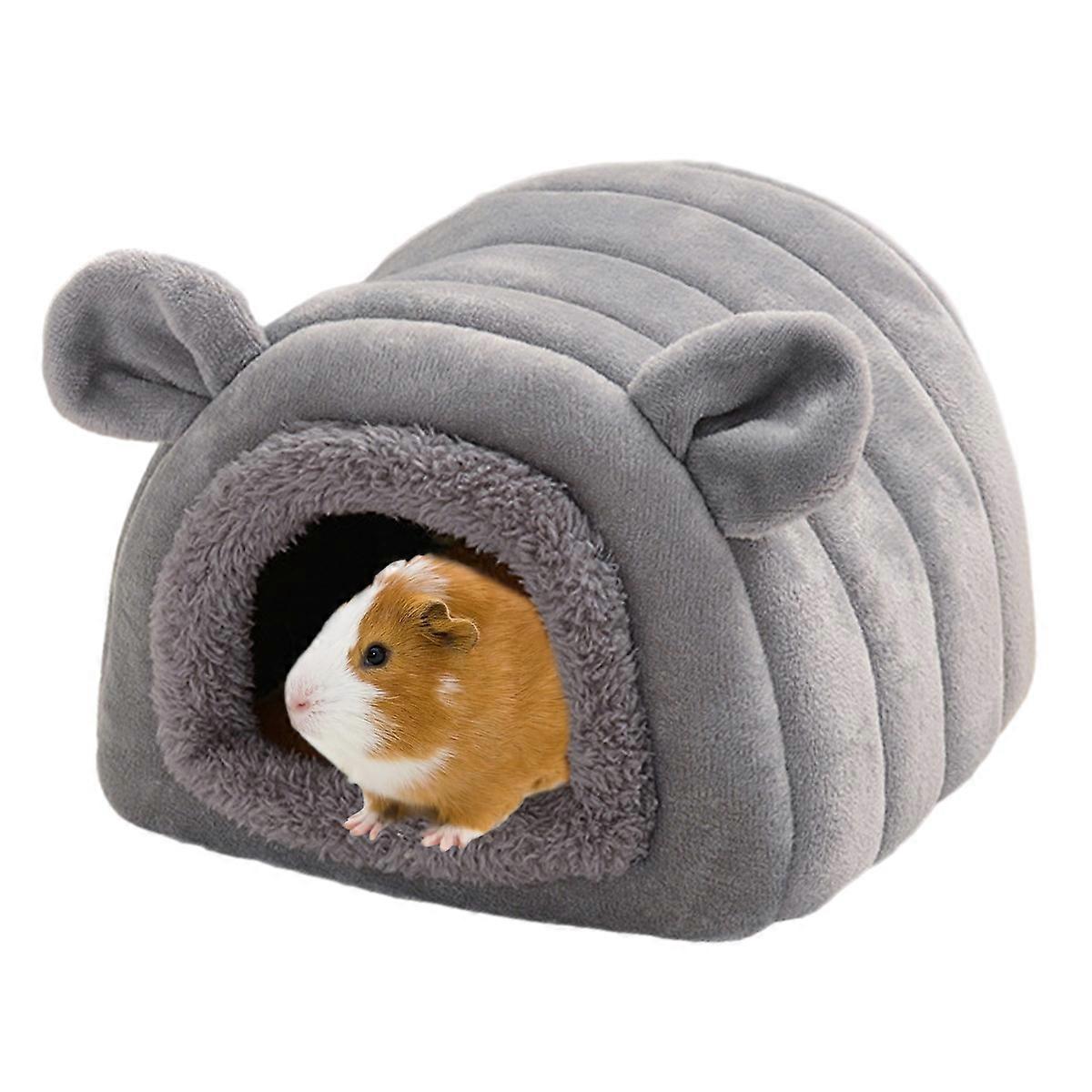 Buy Hamster Hedgehog Guinea Pig Cave Bed Nest Hideout, Small Animals Cage Supplies Warm House ...