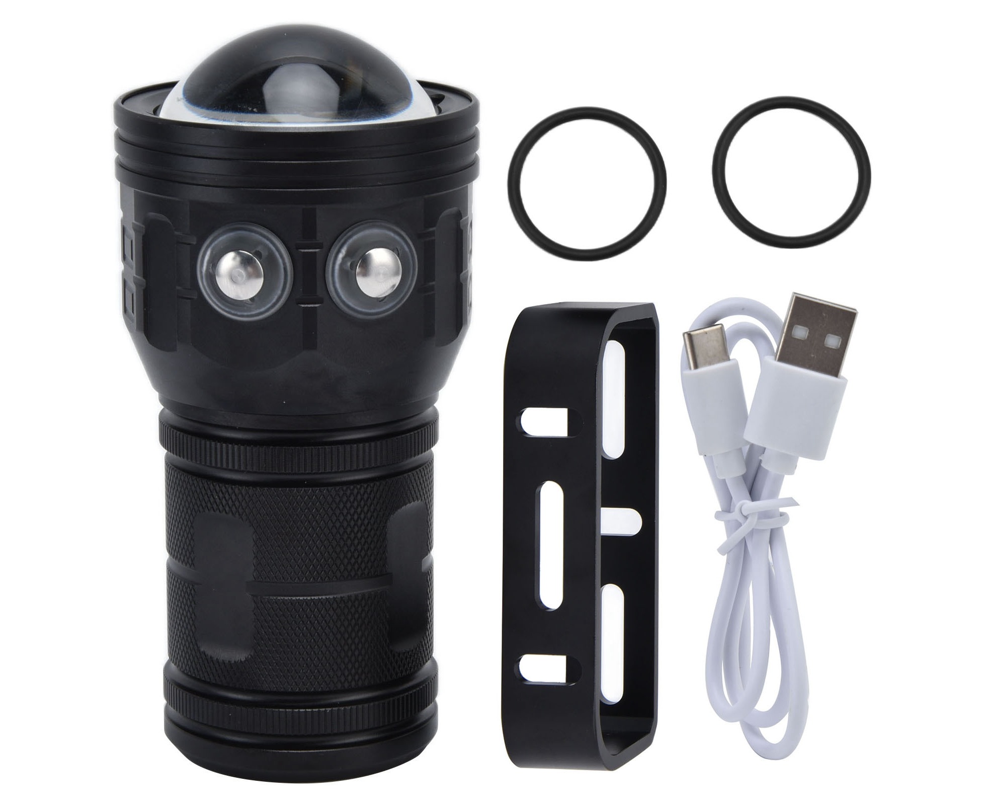 Buy LED Multi-functional Flashlight Fire Work Light With Hammer Safety ...